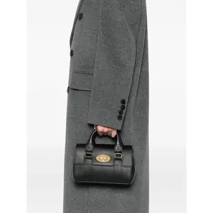 Mulberry Turnlock Top Handle Shoulder Bag - Black