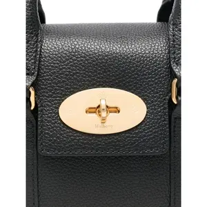 Mulberry Turnlock Top Handle Shoulder Bag - Black