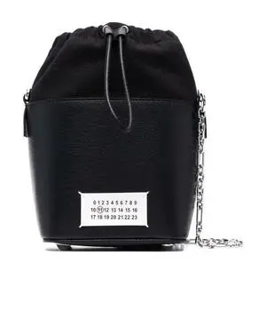 MAISON MARGIELA 5ac Drawstring Bucket Bag - Black