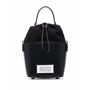 MAISON MARGIELA 5ac Drawstring Bucket Bag - Black