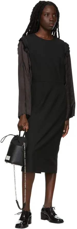 MAISON MARGIELA 5ac Drawstring Bucket Bag - Black