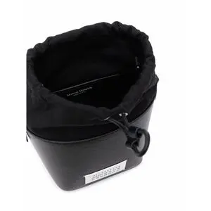 MAISON MARGIELA 5ac Drawstring Bucket Bag - Black