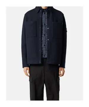 Stone Island Logo Patch Buttoned Cardigan