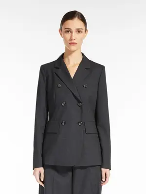 Max Mara Wool Double-breasted Blazer