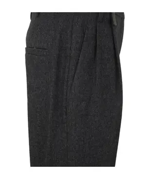Brunello Cucinelli Tapered Tailored Trousers - Black