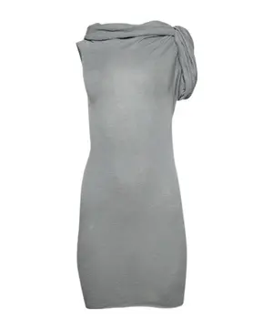 Rick Owens Asymmetrical Twisted Top - Gray