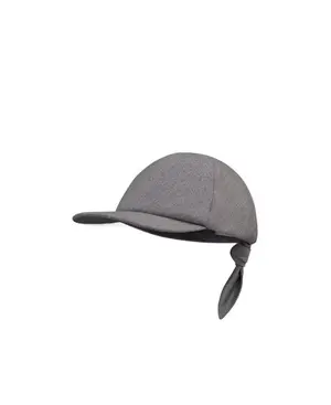 Dior Tie Detailed Baseball Cap - Gray