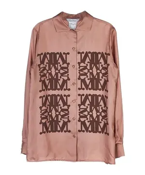 Max Mara Long-sleeved Shirt With Classic Collar