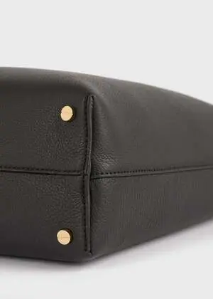 TOTEME Shoulder Bag With Zipper Closure - Black