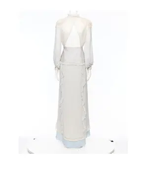 Valentino Garavani Long-sleeved Dress With Bow Detail