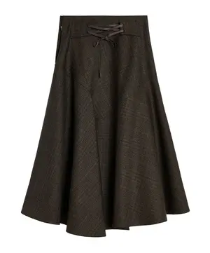 Our Legacy Plaid Long Skirt