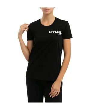 Emporio Armani Round Neck Short Sleeve T-shirt - Black