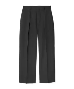 Burberry Tailored Straight-leg Trousers - Gray-black
