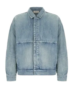 Fear Of God Long Sleeve Denim Jacket - Gray