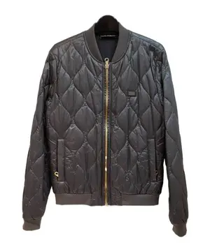 Dolce & Gabbana Quilted Bomber Jacket With Zip Closure