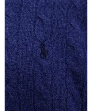 Polo Ralph Lauren Cable-knit Crewneck Sweater - Blue