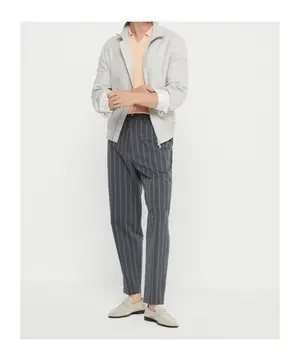 Brunello Cucinelli Fine-knitted Ribbed Polo Shirt