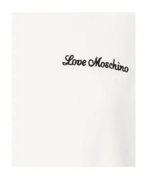 Moschino Heart Detail Crew Neck Sweatshirt