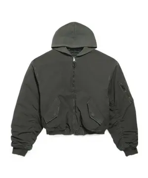 Balenciaga Hooded Standard Bomber Jacket