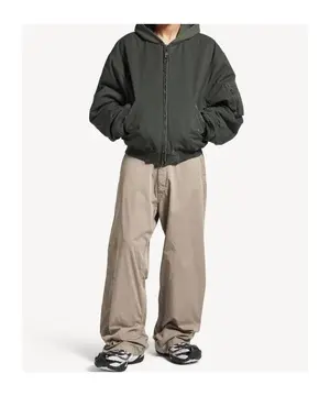 Balenciaga Hooded Standard Bomber Jacket