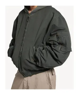 Balenciaga Hooded Standard Bomber Jacket