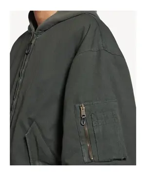 Balenciaga Hooded Standard Bomber Jacket