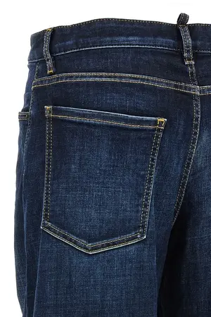 Dsquared2 Distressed Straight Leg Jeans