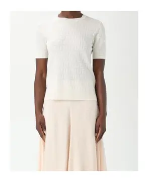 Fendi Ff Jacquard Crewneck T-shirt
