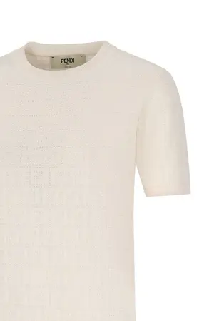 Fendi Ff Jacquard Crewneck T-shirt