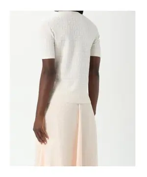 Fendi Ff Jacquard Crewneck T-shirt