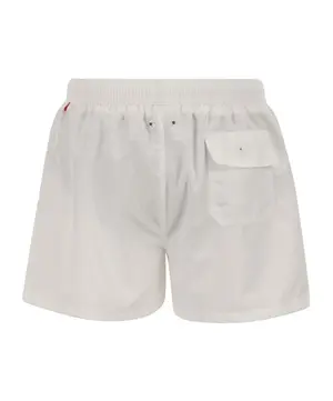 Kiton Short Swim Shorts With Drawstring Waistband - No