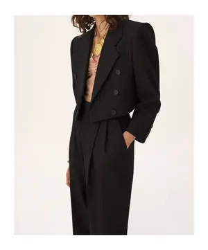 Chloé Spencer Striped Button Blazer