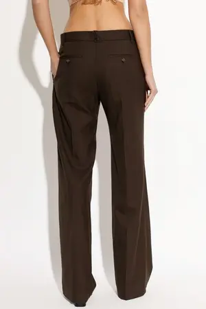 Paul Smith Pleated Wide-leg Trousers - Black