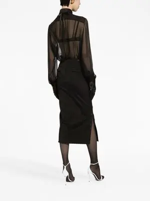 Dolce & Gabbana Semi-sheer Chiffon Shirt
