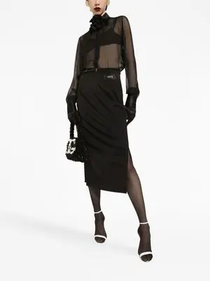 Dolce & Gabbana Semi-sheer Chiffon Shirt