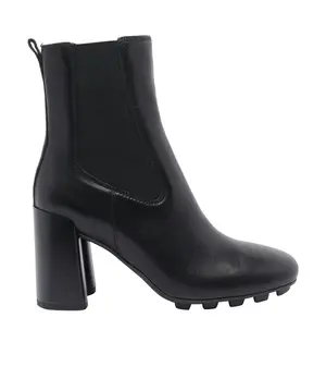 Hogan 90mm Block-heel Leather Boots