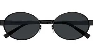 Saint Laurent Oval Sunglasses - Black