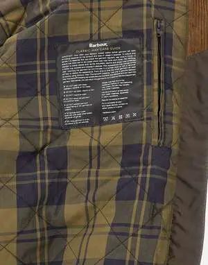 Barbour Long-sleeve Zip-up Jacket With Lapel Collar
