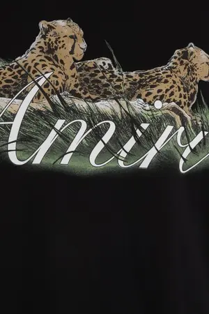 Amiri Cheetah Logo-print T-shirt