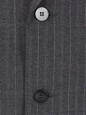 MAGLIANO Pinstripe Single Breasted Jacket - Black