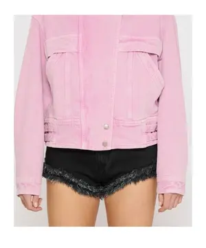 Isabel Marant Étoile Eneidala Frayed Hem Denim Shorts - Black