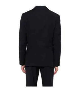 Zegna Long-sleeved Suit Jacket - Black
