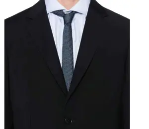 Zegna Long-sleeved Suit Jacket - Black