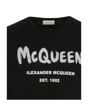 Alexander McQueen Logo Printed Crewneck T-shirt
