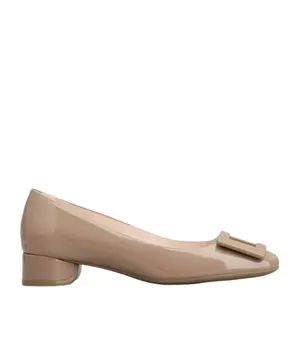 ROGER VIVIER Patent Leather Ballerinas With Painted Buckle