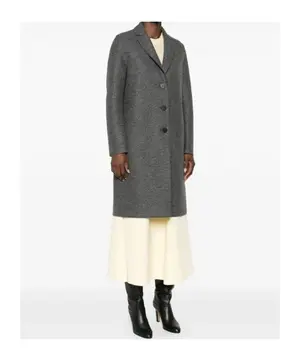 Harris Wharf London Buttoned Single-breasted Coat
