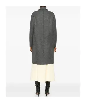 Harris Wharf London Buttoned Single-breasted Coat