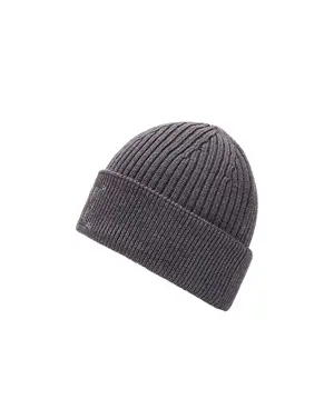 Loewe Logo Embroidered Ribbed-knit Beanie - Grey