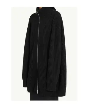 MAISON MARGIELA Ribbed Knit Cardigan Dress