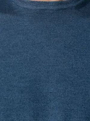 DRUMOHR Crew Neck Knitted Pullover - Blue